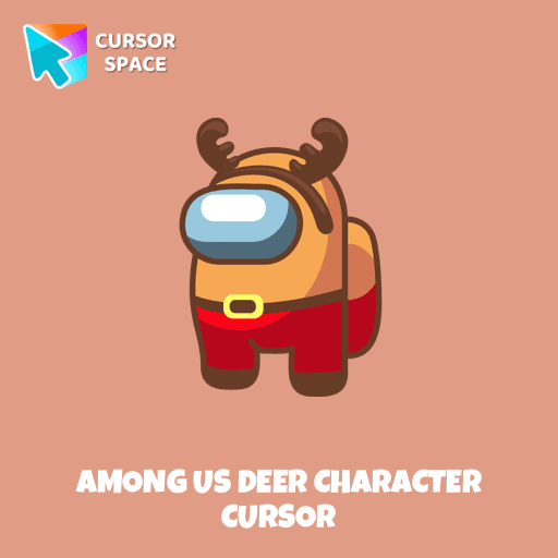 Custom Cursor Among Us Deer Character - Cursor Pack | Cursor Space